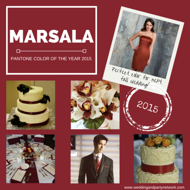 Pantone has announced the color of the year. Marsala is a gorgeous wine ...