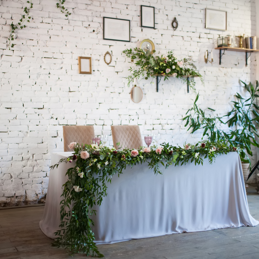 Enhance the side decor of your wedding with flowers! Whether it’s your ...