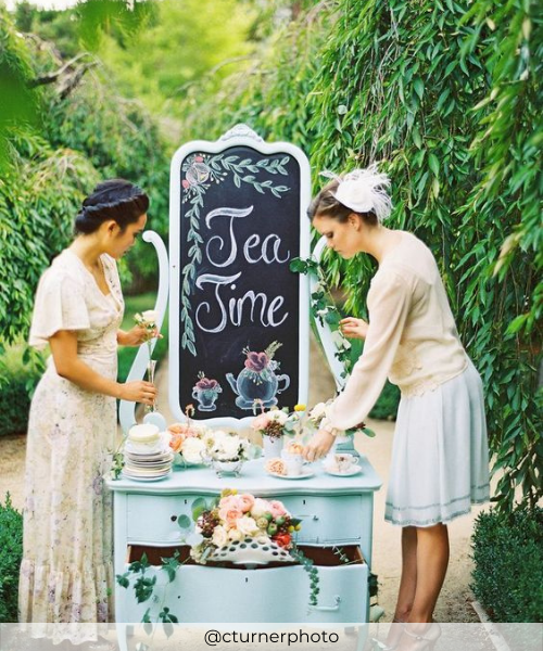 with a traditional British High Tea.